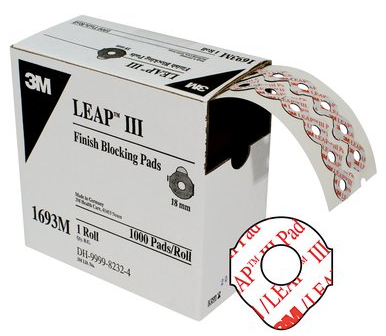 3M™ 1693M LEAP™ III Finish Blocking Optical RX Lens Processing Pads ...